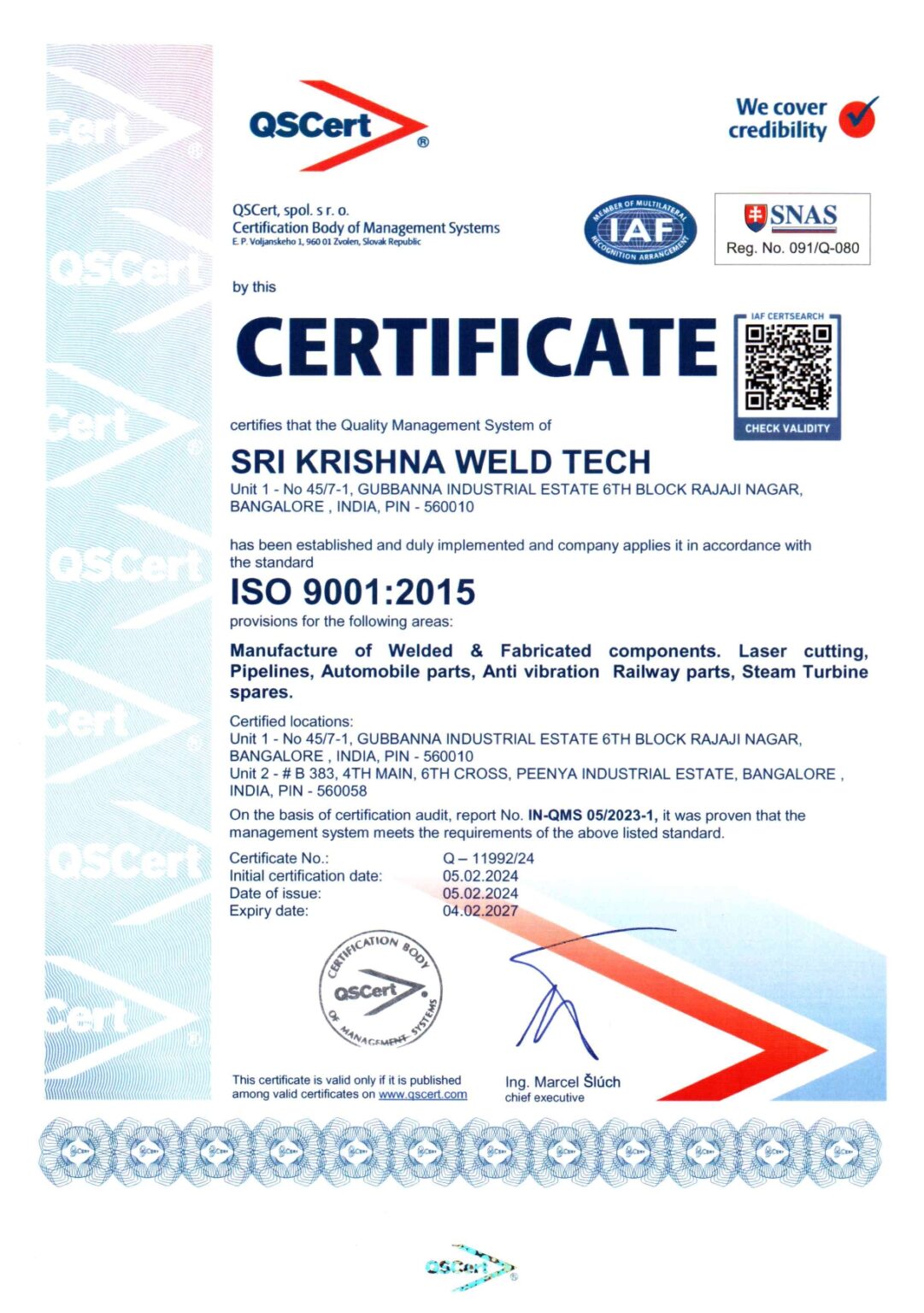 About – Krishna Weld Tech